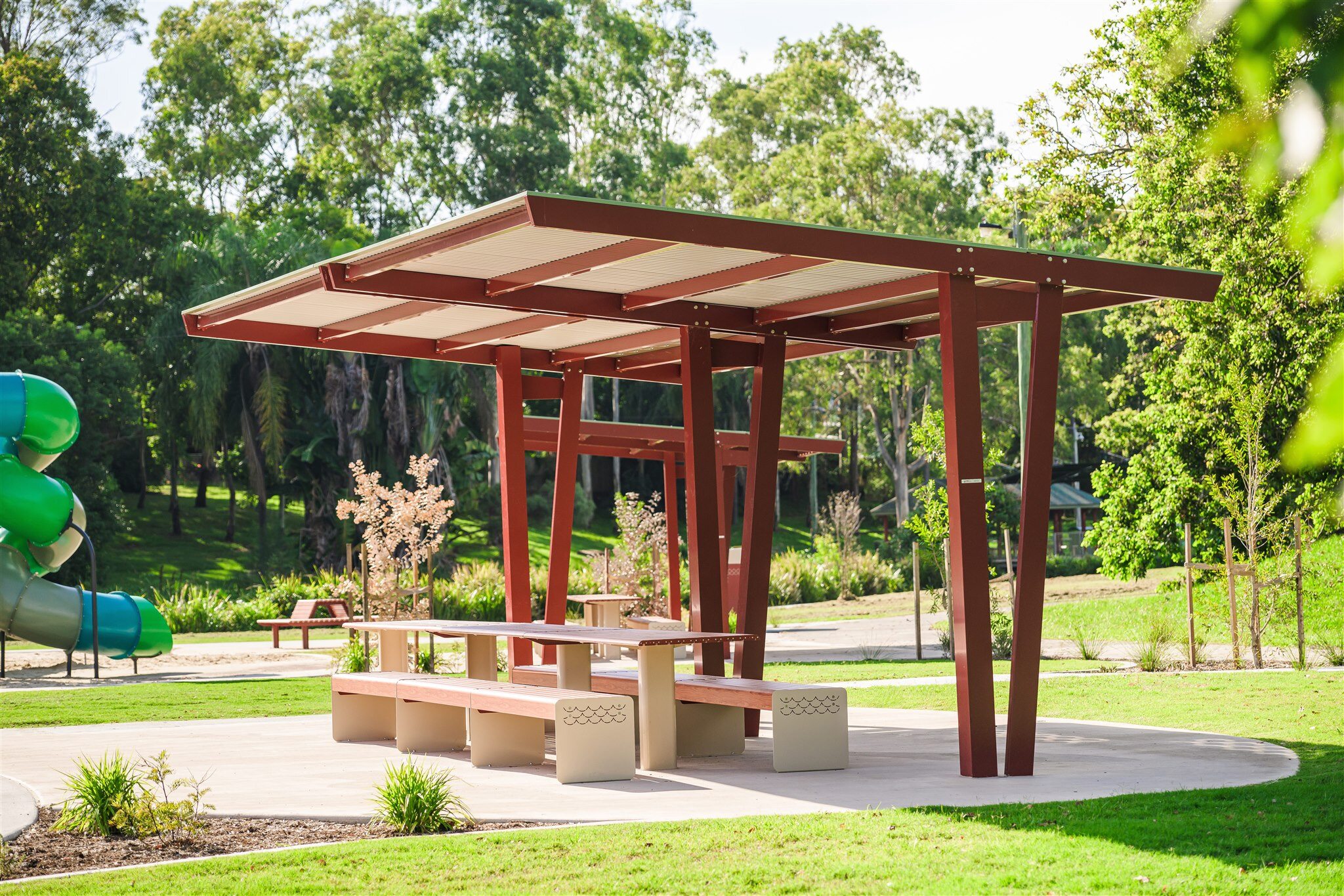 Australian Made Park Furniture Doug Larsen Park QLD